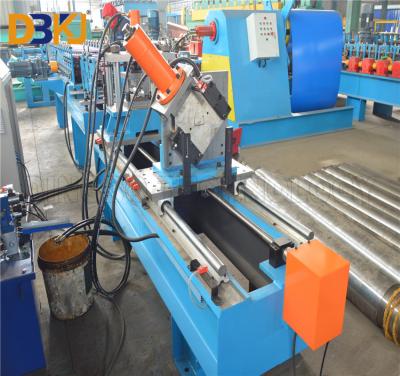 China 15Kw Power C Channel Purlin Roll Forming Machine By Chain 380V50Hz for sale