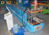 China 1mm Thickness Metal Square Round Gutter Rolling Machine for sale