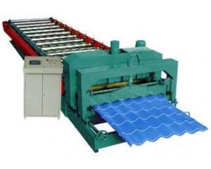 Cina 380V 50Hz acciaio Tile Roll formando la macchina con sistema di controllo PLC Compture / Cr12mov lama in vendita