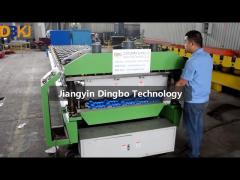 SGS 5.5kw 10 Stations Glazed Roof Panel Roll Forming Machine