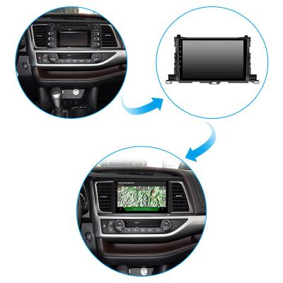 Cina Lettore DVD dell'automobile di Android 10 dello schermo di controllo 2.5D IPS di voce di NaviFly per navigazione di GPS dell'AUTOMOBILE dell'abitante degli altipiani scozzesi di Toyota video in vendita