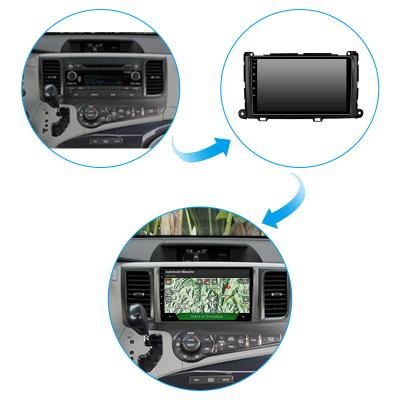 China Carplay 4G Wifi MP5 a bordo para a navegação do carro da tela do Sienna 2011+Touch de Toyota à venda