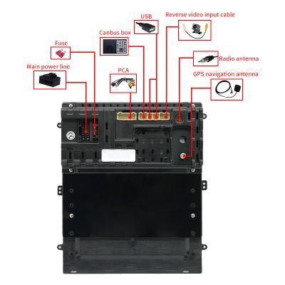 China 12.1inch Automotive Gps Navigation For Jeep Wrangler 2001+ LCD Player à venda
