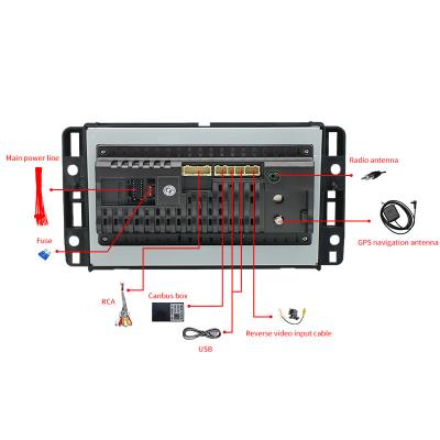 中国 1.8GHZ 8 Core Android Auto Carplay Audio Stereo For GMC Navigation 販売のため