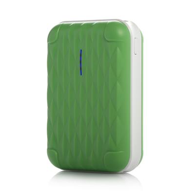 Cina banca duratura verde di potere di capacità elevata 10000mah per i telefoni cellulari in vendita