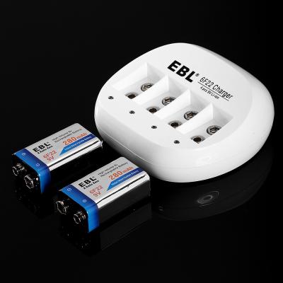 Cina EBL caricabatteria da 9 VOLT per le batterie ricaricabili dello Li-ione 600mAh in vendita
