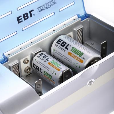 Cina C e caricatore della batteria ricaricabile di D, caricabatteria del Ni-CD aa AAA di 9V 6F22 NiMH in vendita