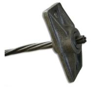 China Fixed Type Post Tension Anchor 15.2mm Strand Diameter 1450Mpa Yield Strength for sale