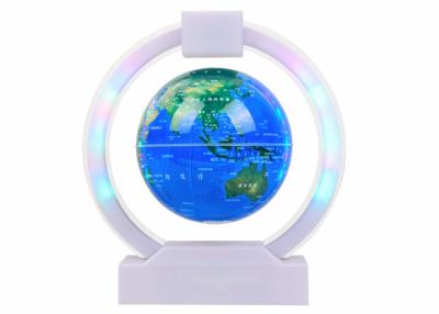 China White Electronic Magnetic Levitation Floating Globe Levitating Globe Display for sale