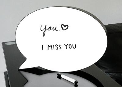 China Hand Writing Speech Bubble Led Light Box 3D Led Christmas Gift Arylic Material for sale
