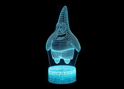 China Room Decoration 3D Acrylic LED Night Light Acrylic Night Lamp Multicolor for sale
