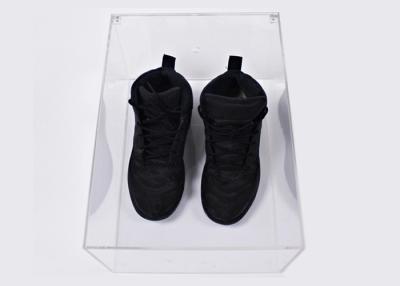 China Lightweight Clear Acrylic Shoe Display Box Moisture Proof 42 X 35 X 15cm for sale