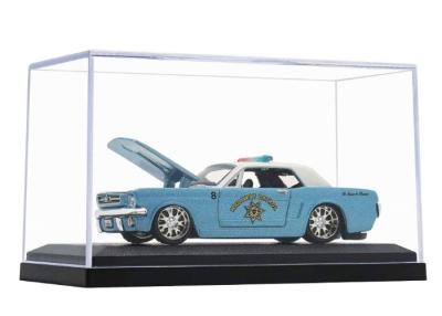 China Transparent Custom Made Acrylic Boxes Clear Plastic Display Cases Fully Assembled for sale