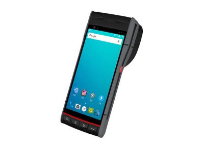China Dispositivo de leitura de código de barras Android com impressora de código de barras de 58 mm Terminal móvel Handheld 2D Pda à venda