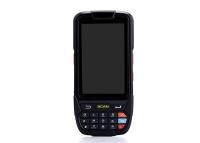 China Wireless Bluetooth Wifi Rugged Android PDA Mobile 2D Barcode Scanner with Dispaly for sale