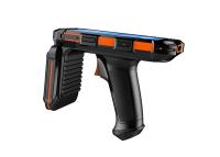 China Long Range Handheld Android PDA Barcode Scanner NFC LF HF RFID Reader for Wrist Bands for sale