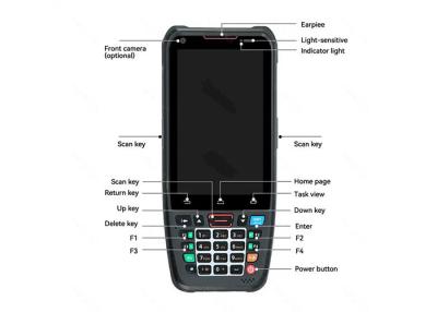 中国 2GB RAM 頑丈なハンドヘルド PDA デバイス Android ポータブル データ コレクタ ターミナル コンピュータ 販売のため