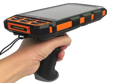 China Rugged Handheld Android 7.0 Barcode Scanner PDA with RFID LF 134.2 KHz for sale