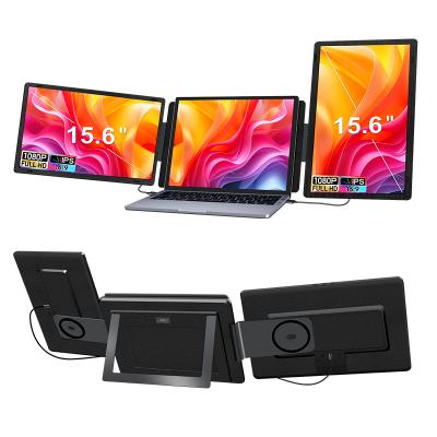 China 15.6in Laptop Screen Extender Horizontal Vertical Detachable Screen For Laptop for sale