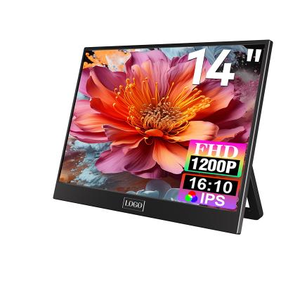 China FHD IPS 14 Inch Portable Monitor 1920x1200 with Patent Gaming Monitor for sale