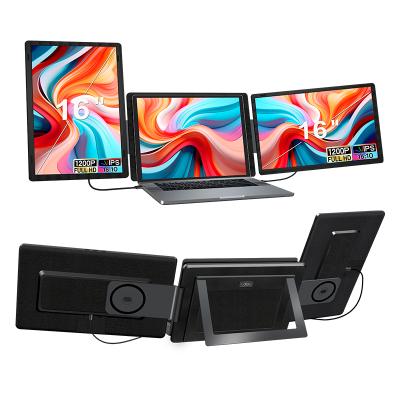 China Detachable Triple Screen Laptop Extender 16