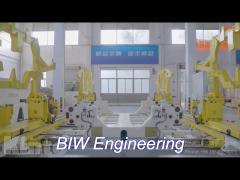 the overall assembly of the body-in-white for automotive welding and assembly project