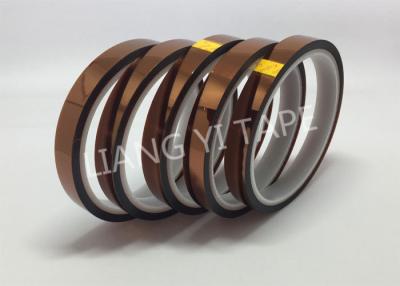 China Silicone Adhesive Heat Resistant Tape With 1 Mil Polyimide Film Coating for sale