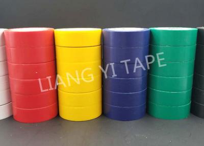 Cina Nastri elettrico giallo dell'isolamento del PVC dell'adesivo di gomma spessore di 0.22mm - di 0.10mm in vendita