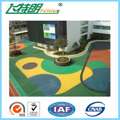 Cina Particelle di pavimentazione di gomma su ordinazione di Epdm SBR per assorbimento di impatto del campo da giuoco della scuola alto in vendita