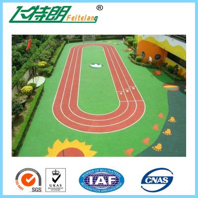 Cina Particelle di pavimentazione di gomma su ordinazione di Epdm SBR per assorbimento di impatto del campo da giuoco della scuola alto in vendita