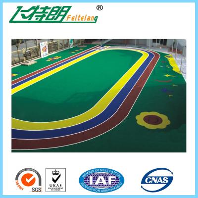 Cina Particelle di pavimentazione di gomma su ordinazione di Epdm SBR per assorbimento di impatto del campo da giuoco della scuola alto in vendita