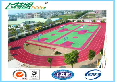 Cina Pavimentazione corrente atletica durevole ed ecologica della pista di Ventilative per il pavimento di sport della scuola in vendita