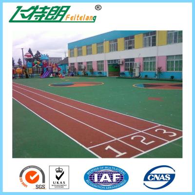 Cina Sport acrilici che pavimentano, granelli flessibili del campo da giuoco della gomma di alta elasticità EPDM in vendita