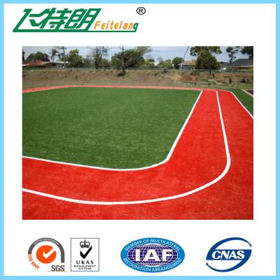 Cina Gli sport all'aperto che pareggiano la gomma materiale della pista segue lo SGS di iso auto- IAF del modello di nodo in vendita