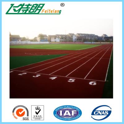 China Assoalho permeável do campo de jogos do estádio do esporte do revestimento da pista de atletismo do GV 13MM à venda
