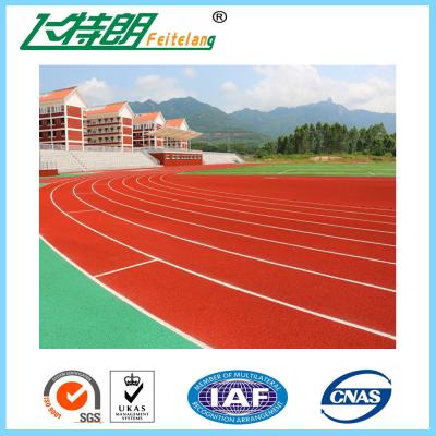Cina 13MM ha arieggiato la gomma riciclata piste correnti atletiche che pavimenta la pista amichevole eco- non tossica in vendita