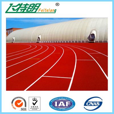 中国 耐久の完全なPU混合された運動連続したトラック透過性の運動場の表面仕上げ 販売のため