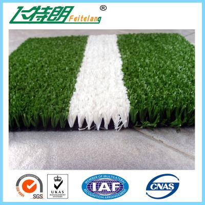 China Relvado artificial 9800Turfs/sqm do campo de futebol da grama do monofilamento falsificado exterior à venda