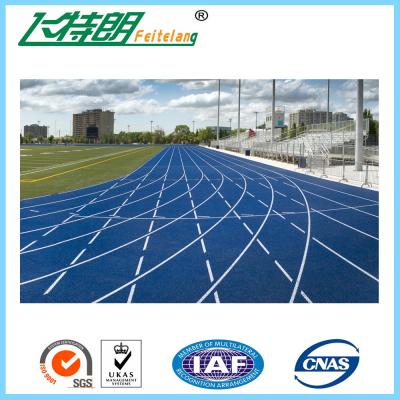 China Pista de atletismo permeável que pavimenta a superfície para qualquer tempo atlética da trilha da pista de decolagem de 13MM à venda