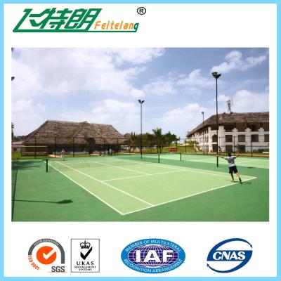 Cina Resistenza all'usura su misura pavimentazione all'aperto acrilica di livello della superficie del campo da tennis in vendita