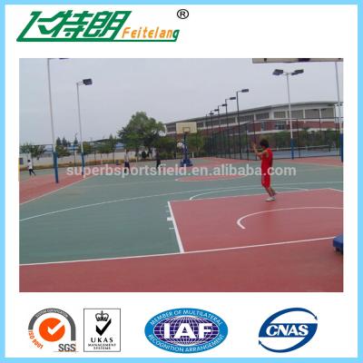 Cina Sport all'aperto dell'unità di elaborazione del silicio che pavimentano i materiali stabili dell'affioramento del campo da tennis in vendita