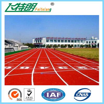 Cina Unità di elaborazione piena materiale di sport della superficie corrente atletica Colourful della pista 13 millimetri in vendita