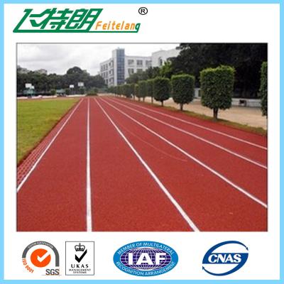 Cina Granelli misti pieni del poliuretano dell'unità di elaborazione della pista atletica di gomma durevole da 13 millimetri in vendita