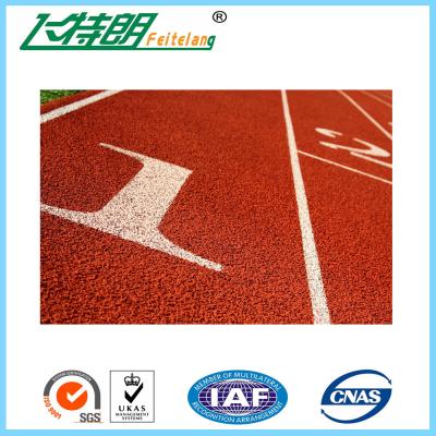 Cina Pista corrente di gomma della colla piena dell'unità di elaborazione più la miscela della particella di SBR EPDM per il campo da giuoco della scuola di Stdaium in vendita