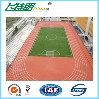 Cina A materiale pareggiante adatto a ambientale della pista, pista di atletica della superficie del rivestimento dello spruzzo in vendita