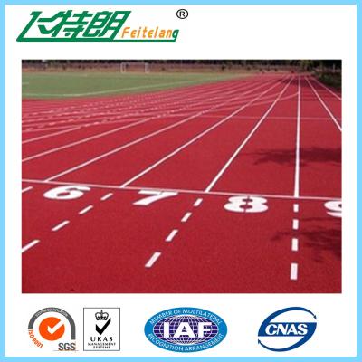 Cina A materiale pareggiante adatto a ambientale della pista, pista di atletica della superficie del rivestimento dello spruzzo in vendita