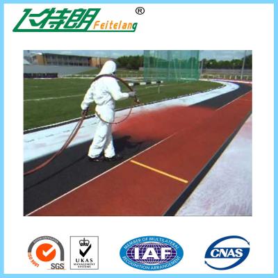 China Ginásio de IAAF revestido com borracha pavimentando UV exterior das trilhas para qualquer tempo - resistência à venda