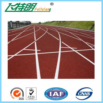 China Pista de atletismo do sistema do revestimento do pulverizador que pavimenta as trilhas para qualquer tempo recicl à venda