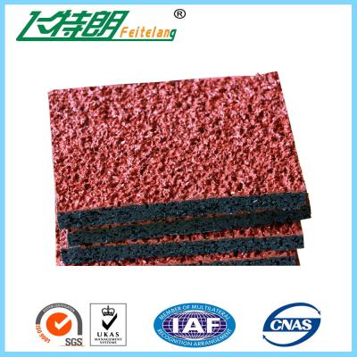 China Pista de atletismo de borracha misturada das partículas que pavimenta o sistema Completo-plutônio antienvelhecimento Anti-UV à venda
