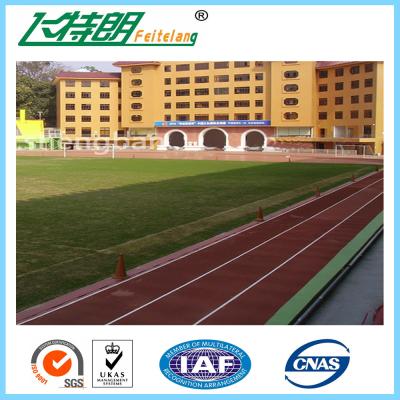 Cina Resistenza alla trazione del campo della pista della pavimentazione della gomma sintetica 1,56 permeabili correnti atletici in vendita